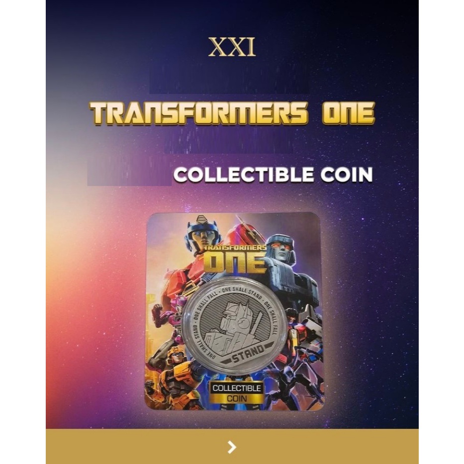 Jual Transformers One x Cinema XXI Official Collectible Coin | Shopee ...