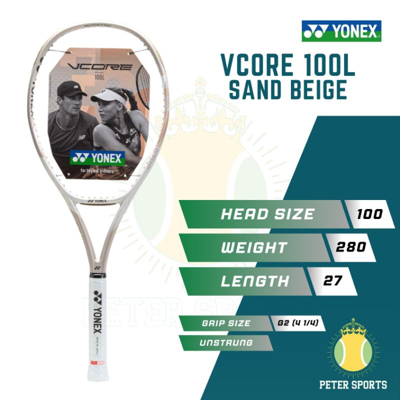 Jual Yonex Vcore 100L Sand Beige - Raket Tenis Yonex | Shopee Indonesia