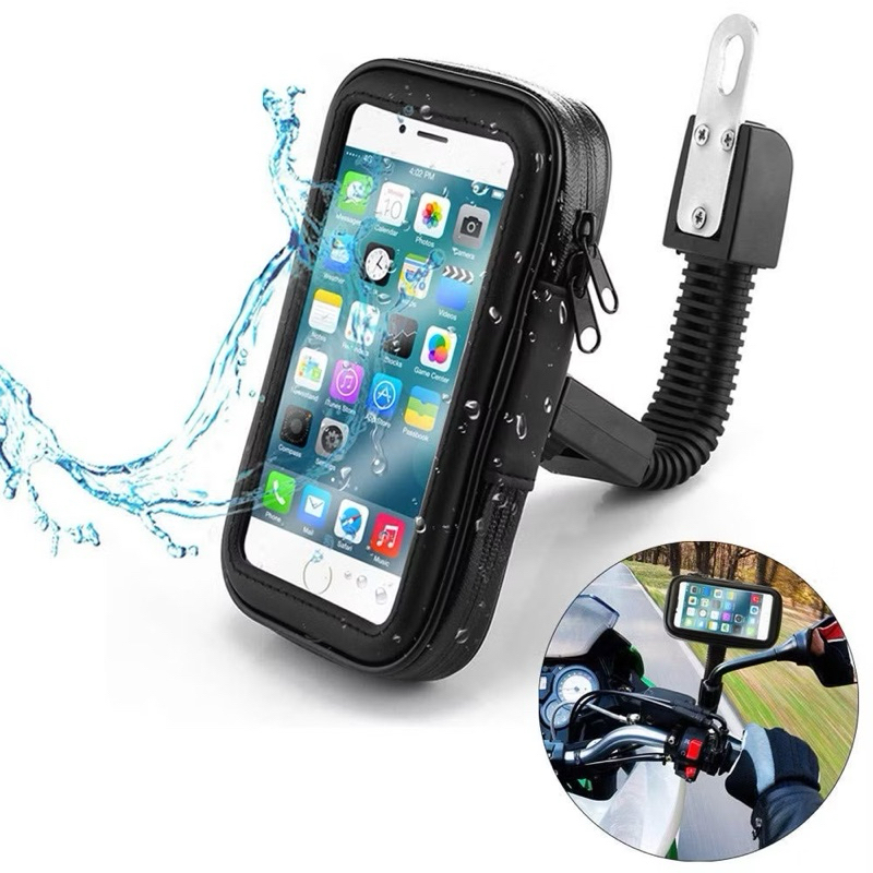 Jual Holder Motor Waterproof Dudukan Hp di Motor Anti Air HM-10 tempat Handphone motor phone ...