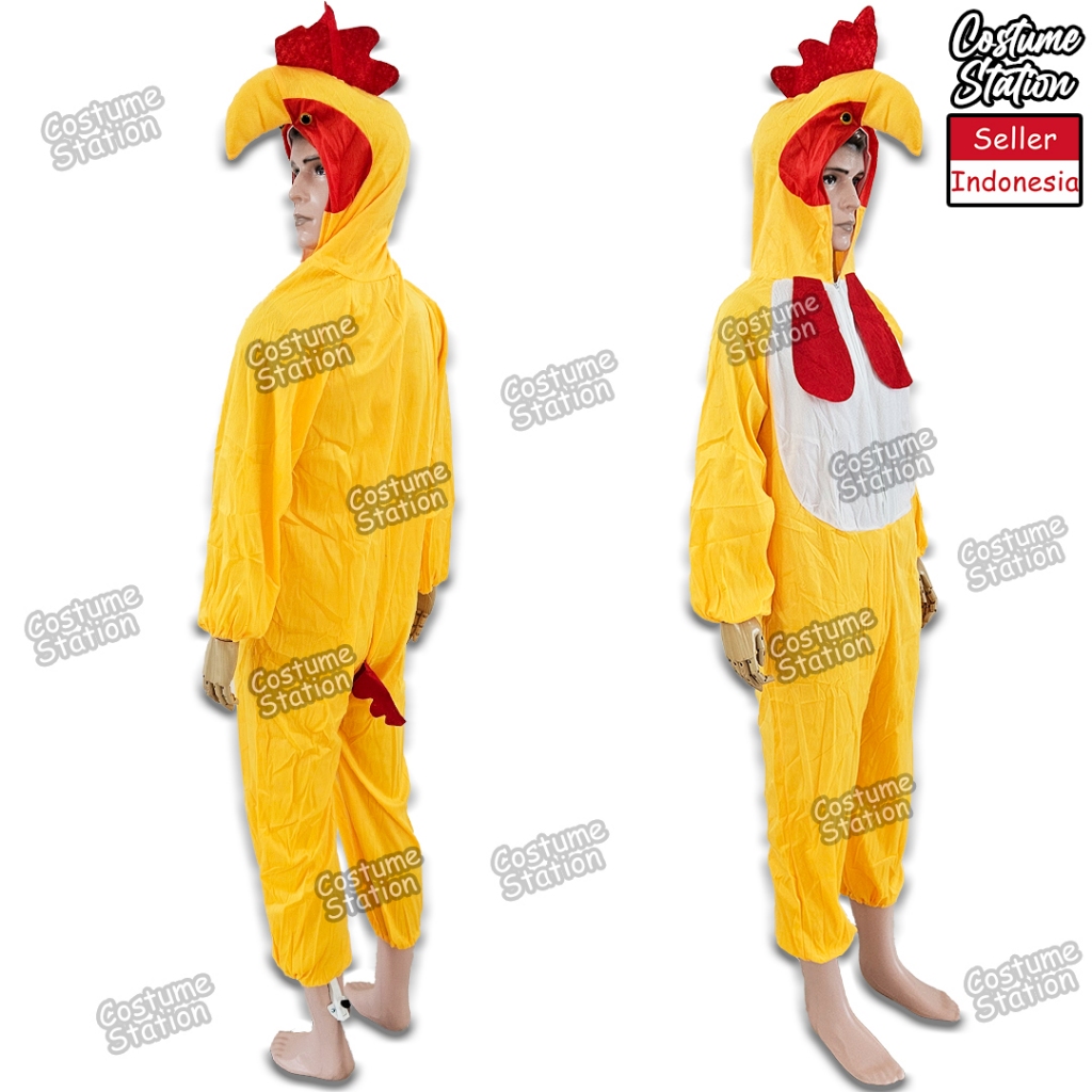 Jual Kostum Onesie Chicken / Costume Ayam Hewan Binatang Animal dewasa ...
