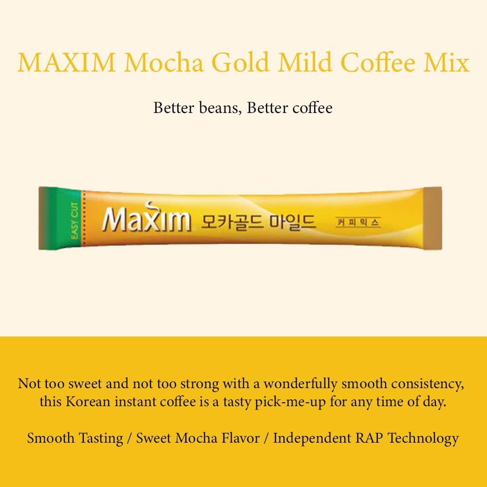 Jual Maxim Mocha Gold Mild Coffee Mix Instant 12 Gr per stick Kopi ...