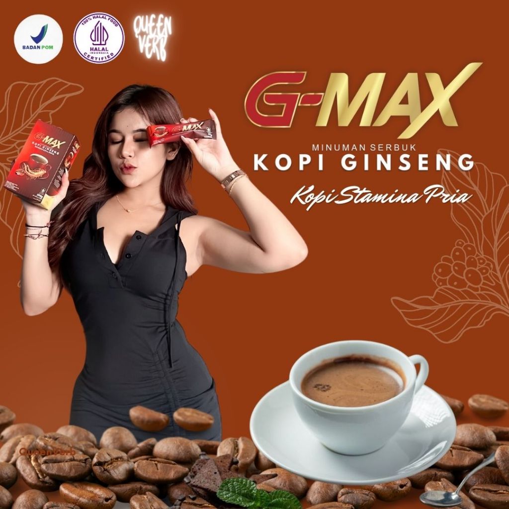 Jual G-MAX Coffee Original - Kopi Stamina Pria - 1 Box Isi 10 Sachet g max kopi ginseng KOPI G ...