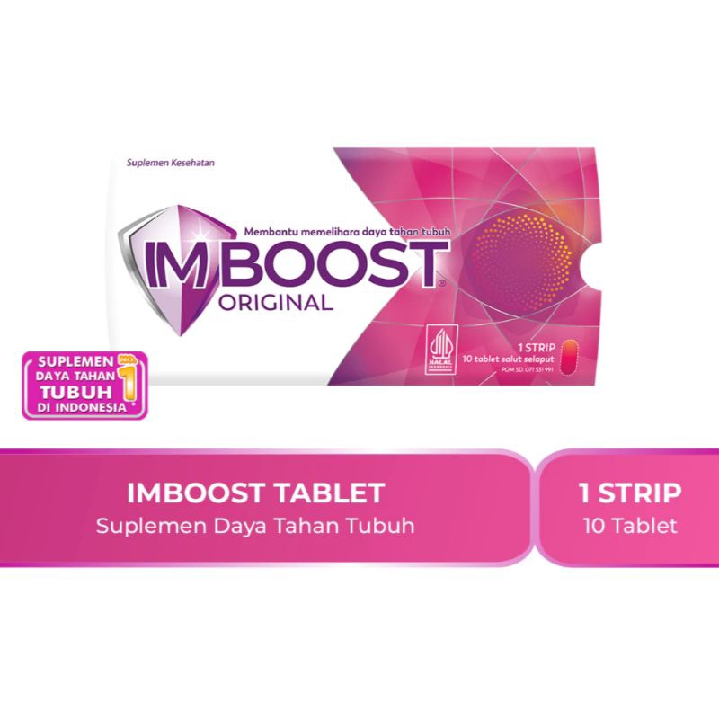 Jual Imboost Tablet Suplemen Daya Tahan Tubuh | Shopee Indonesia