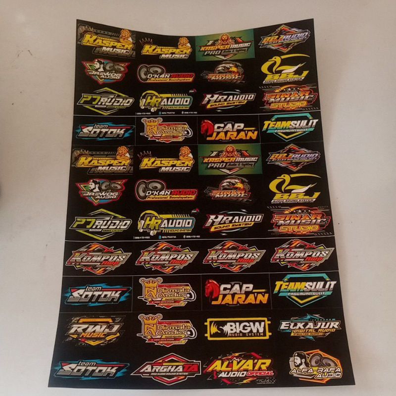 Jual Stiker sound Horreg LOGO SOUND BISA CUSTOM | Shopee Indonesia