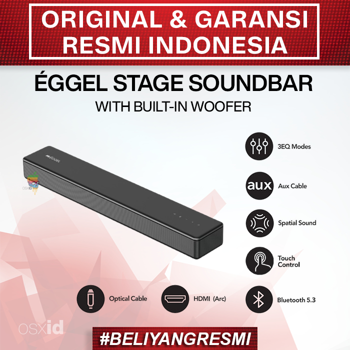 Jual Eggel Stage SoundBar / Sound Bar with Built-In Woofer | Shopee ...