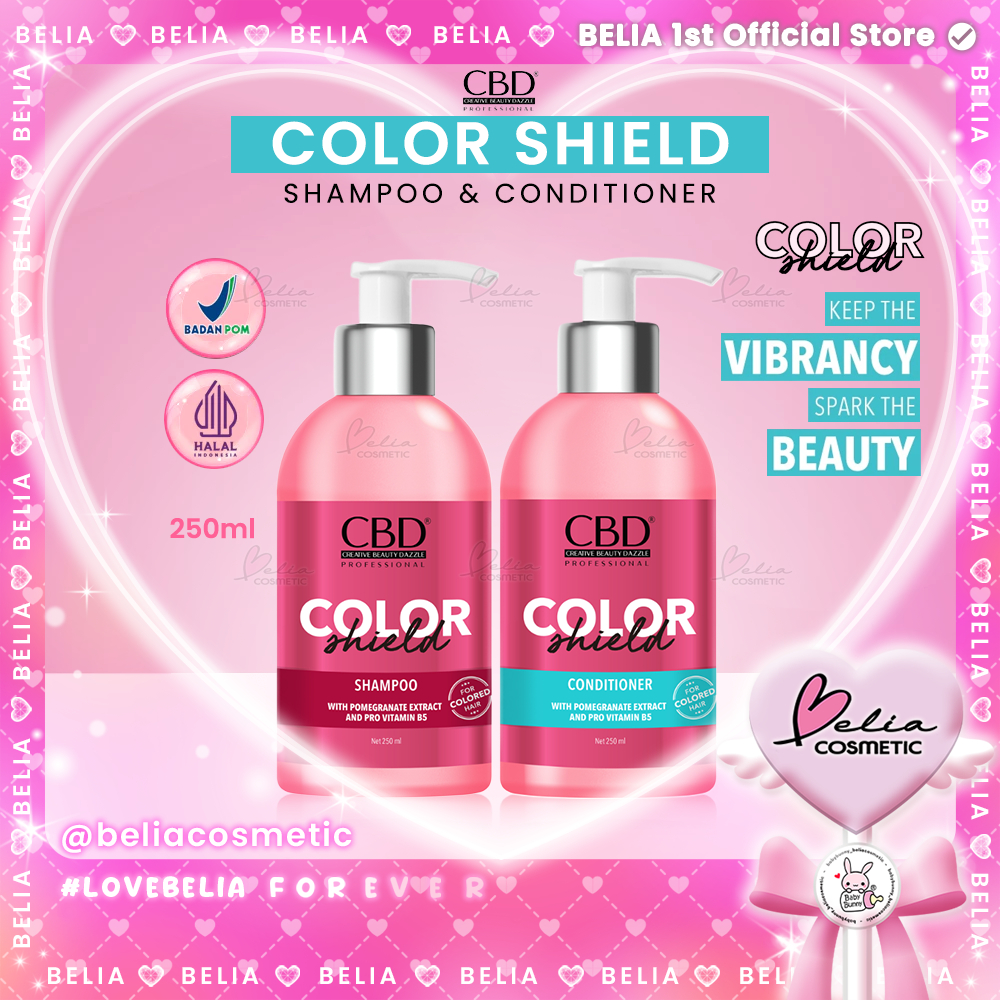 Jual BELIA CBD Color Shield Shampoo & Conditioner | 250ml | Perawatan ...
