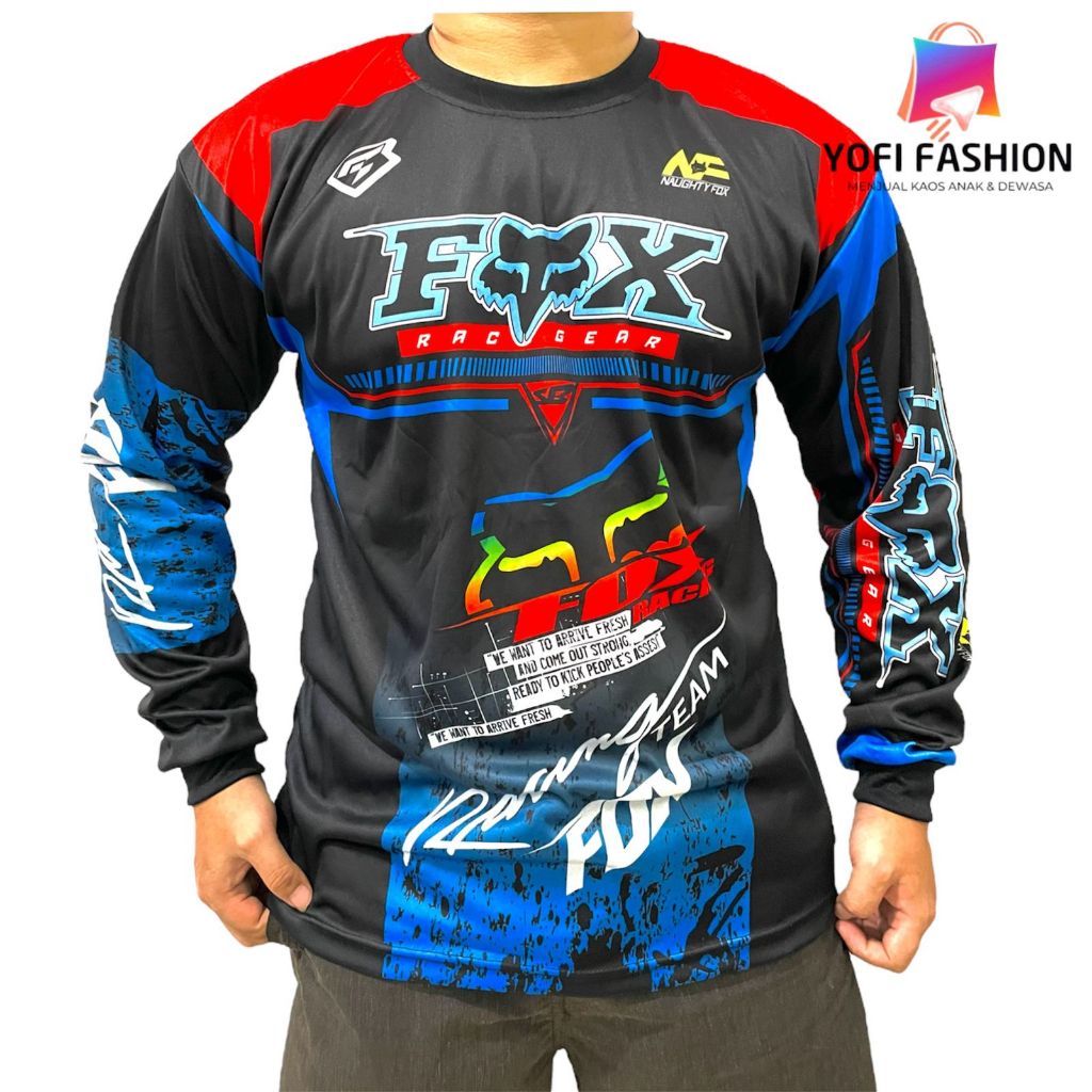 Jual BAJU OFROAD JERSEY BALAP MOTORCROSS KAOS TRAIL LENGAN PANJANG ...