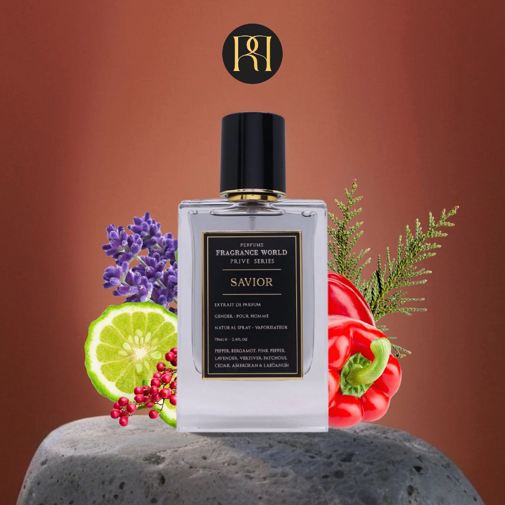 Jual Parfum Pria Fragrance World Prive Series Savior Pour Homme (70mL ...