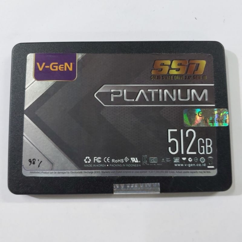 Jual SSD 512Gb 2.5inch Sata III V-GEN - Ssd VGen 512gb sata3 Original ...