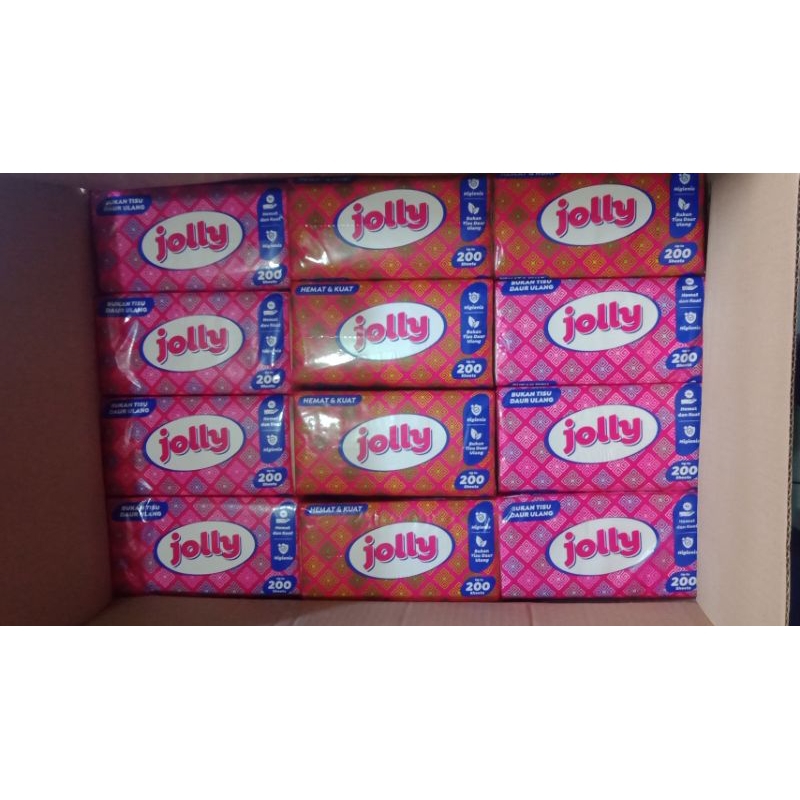 Jual tisu JOLLY//tisu wajah//tisu makan//kemasan baru//tisu isi ...