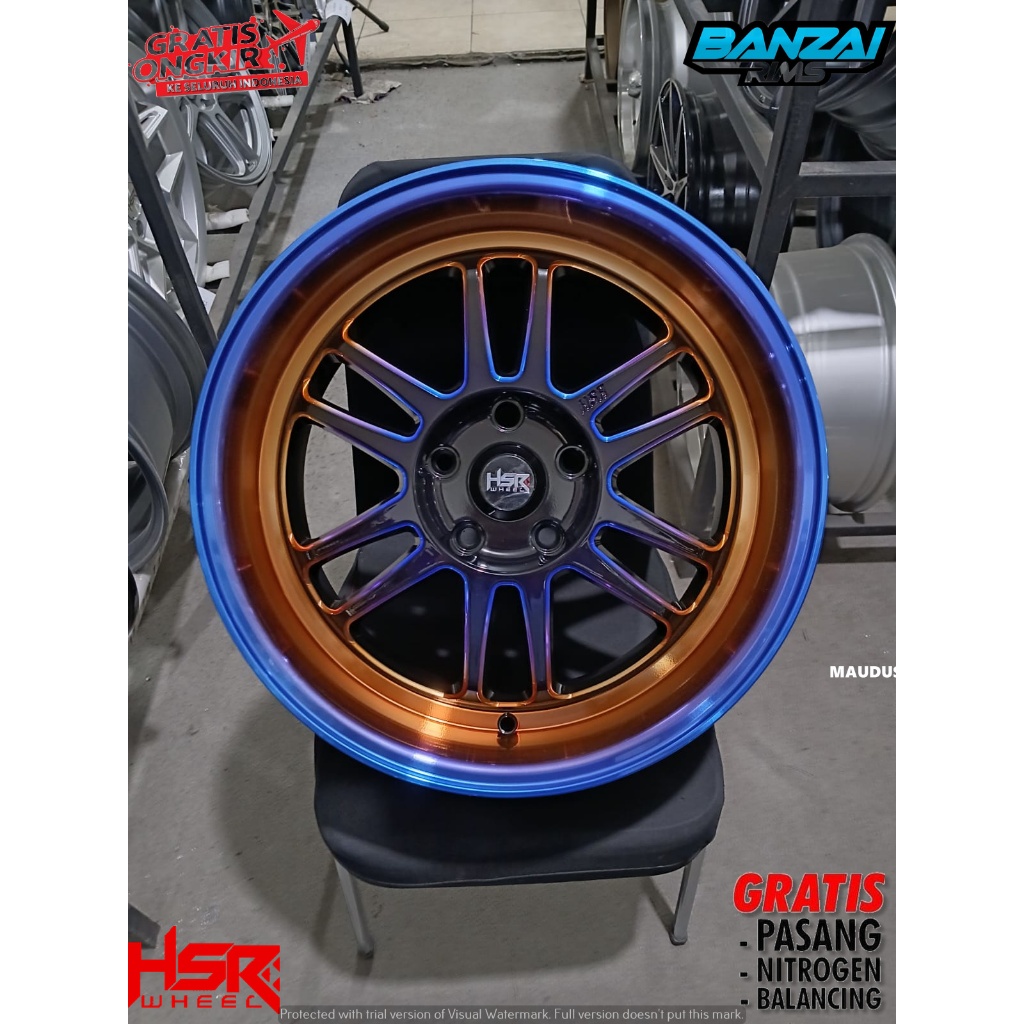 Jual Velg Mobil Innova Zenix Ring 17 Velg Racing Hsr Bly01 Model Samlong R 17 Lebar 8,5 Rata Pcd ...
