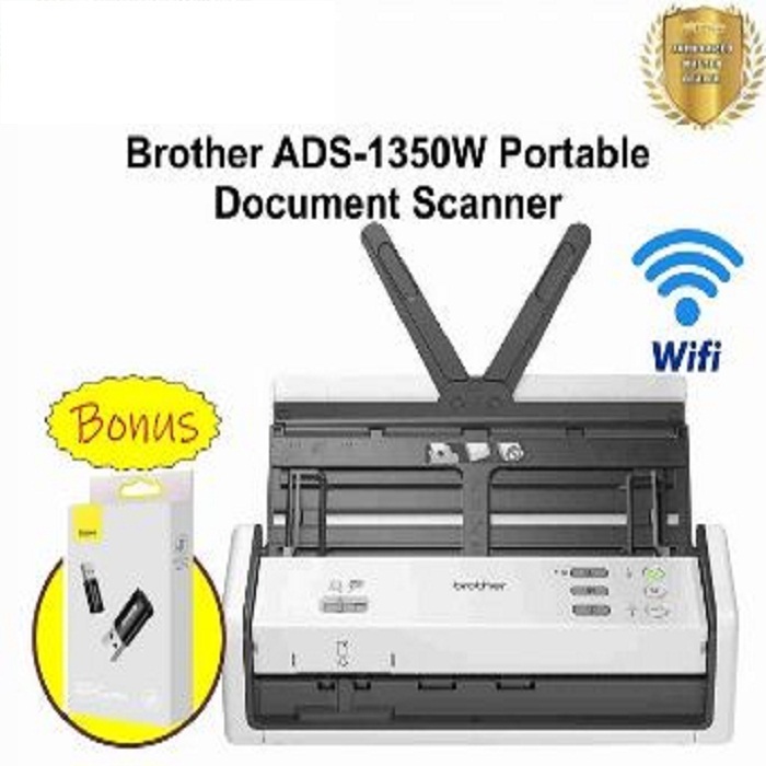 Jual Brother Scanner ADS-1350W Portable Document | Shopee Indonesia