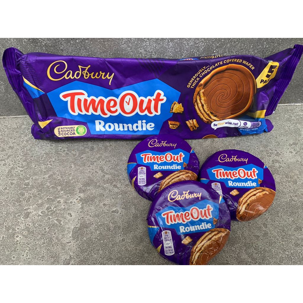 Jual CADBURY TIMEOUT ROUNDIE CHOCOLATE WAFER | Shopee Indonesia