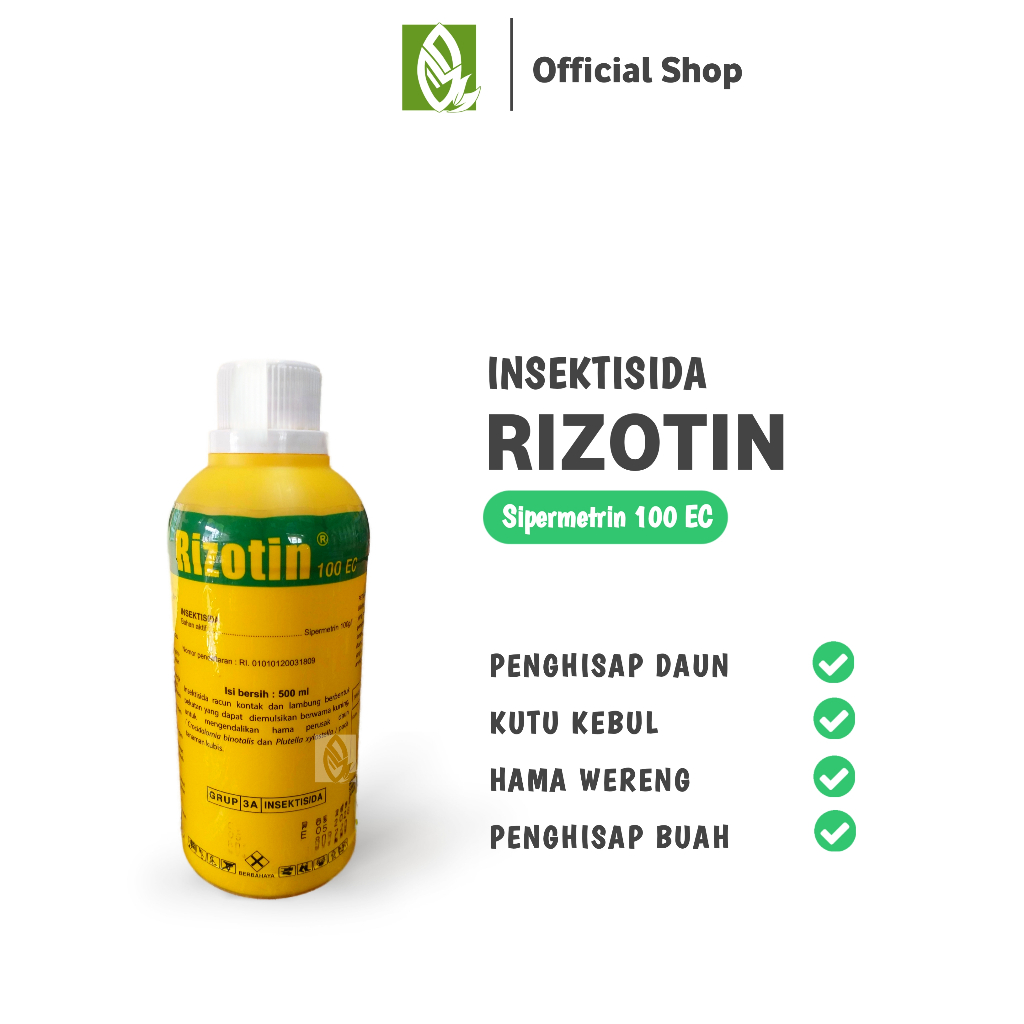 Jual INSEKTISIDA RIZOTIN 500ML PEMBASMI HAMA TANAMAN | Shopee Indonesia