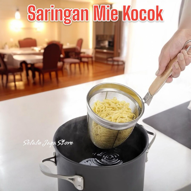Jual Saringan Mie kocok / peniris mie kocok stainless saringan ramen ...