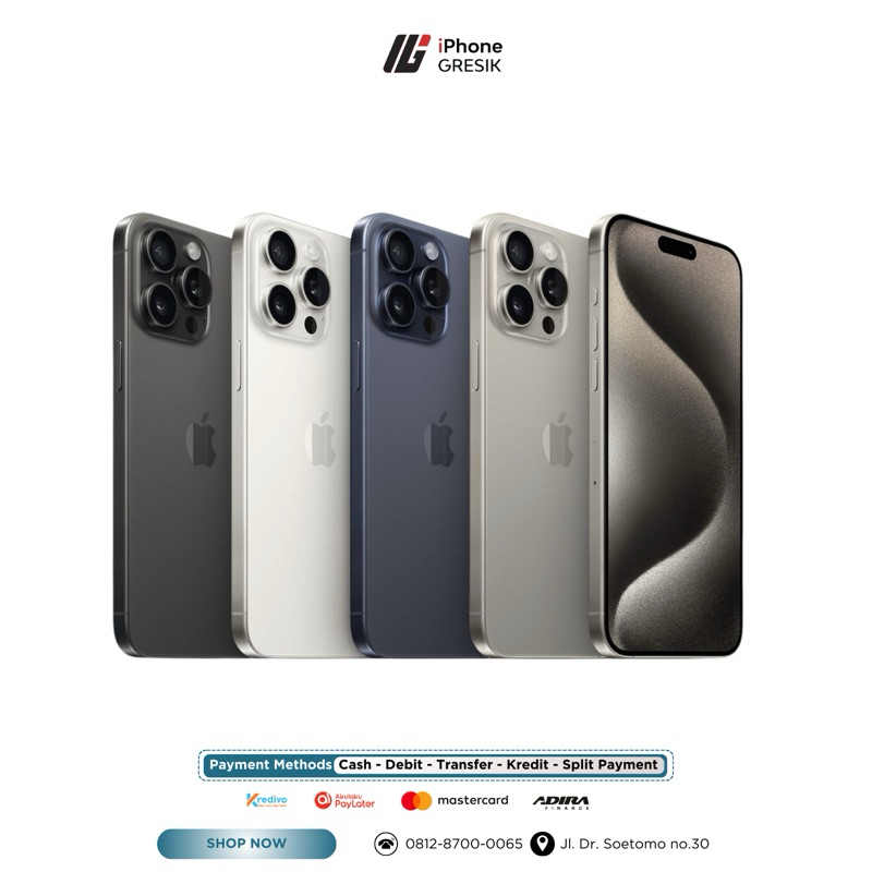 Jual iPhone 15 ProMax 128/256GB Second Original Like New | Shopee Indonesia