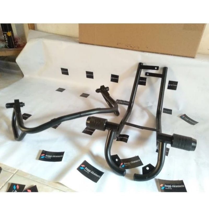 Jual Crashbar ADV , tubular Honda ADV 160 plus jalu slider agna, model ...