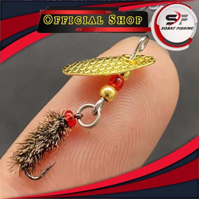 Jual Lure rayap / mini casting lure ikan wader, nila, red devil, betik ...