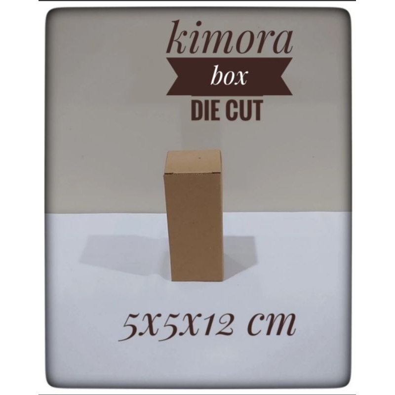 Jual Kardus karton box uk. 5x5x12 cm...Model DIE CUT BOTOL | Shopee ...