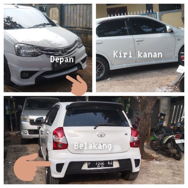 Jual bodykit Toyota Etios Valco model tom,s | Shopee Indonesia