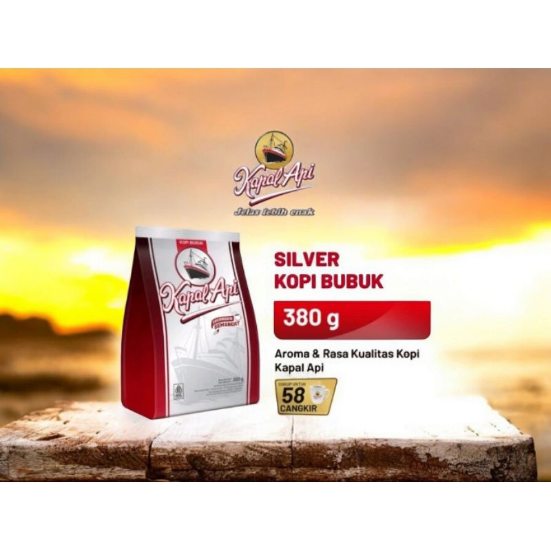 Jual Kapal Api Silver 350 gr (1 pcs) | Shopee Indonesia