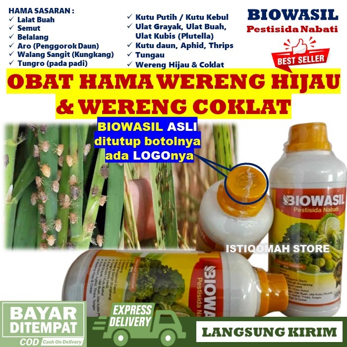 Jual BIOWASIL 500ML Pestisida Nabati Obat Hama Wereng Padi Paling Ampuh ...
