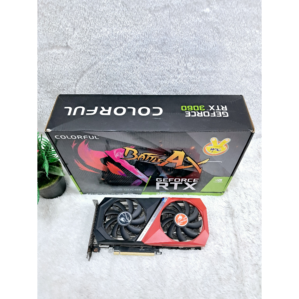 Jual Vga Nvidia Colorful Battle Ax RTX 3060 12GB Masih Garansi Resmi ...
