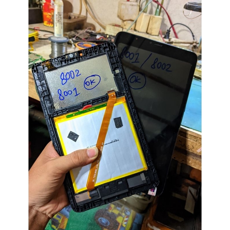 Jual LCD TAB ADVAN 8001/8002 Galilea Original Copotan Siap Pasang | Shopee Indonesia