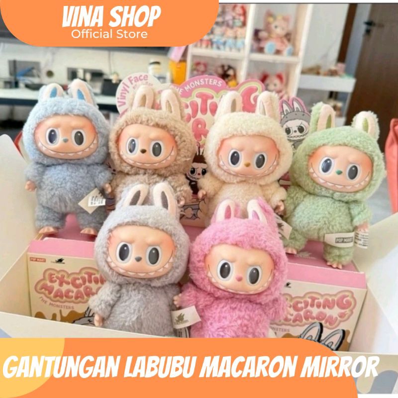 Jual READY STOK Gantungan Boneka Labubu Viral The Monsters Macarone ...
