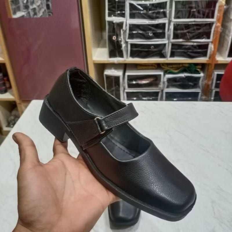 Jual SEPATU FORMAL KERJA CEWEK GURU PASKIBRA 3CM/SEPATU PQNTOPEL DONKEY ...