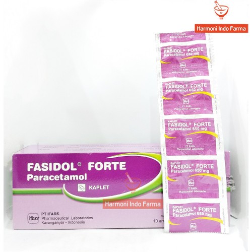 Jual FASIDOL FORTE TAB 650MG (1 STRIP = 10 TABLET) | Shopee Indonesia