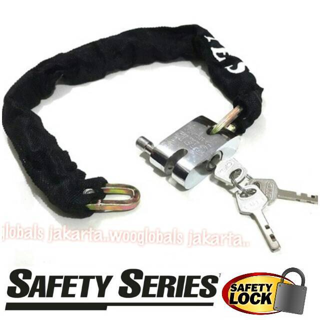 Jual Gembok Rantai Motor Sepeda Anti Maling Original Product Lapis Kain ...