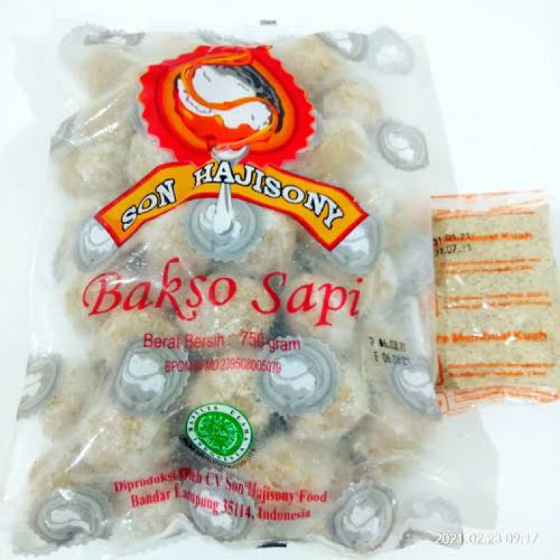 Jual Bakso Sony Full daging sapi plus bumbu isi 50 butir | Shopee Indonesia