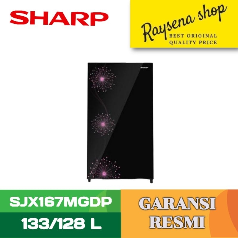 Jual SHARP KULKAS 1 PINTU 1 DOOR REFRIGERATOR SJX167MG SERIES (Pink ...