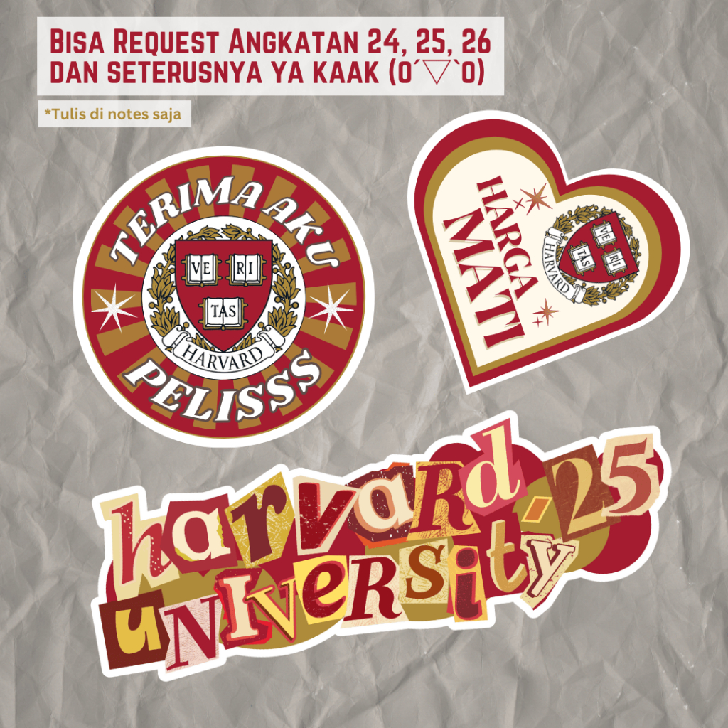Jual STIKER Harvard - Harvard University - Ivy League Stiker Camaba ...