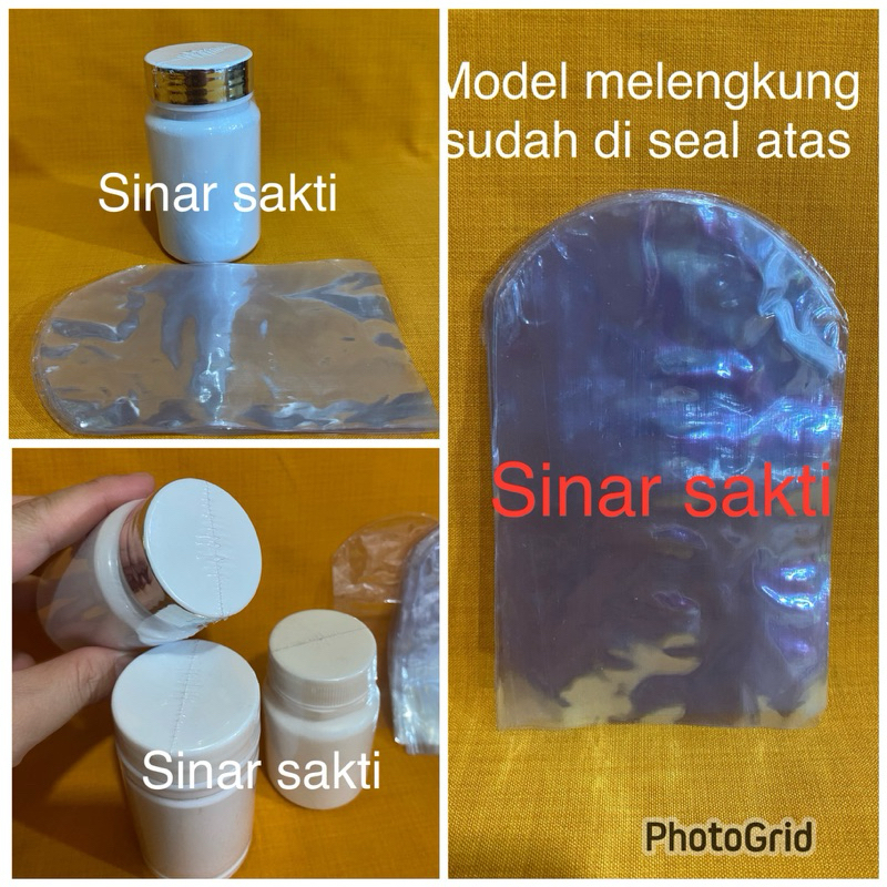 Jual plastik segel botol fs 100ml seal atas segel plastik shrink | Shopee Indonesia