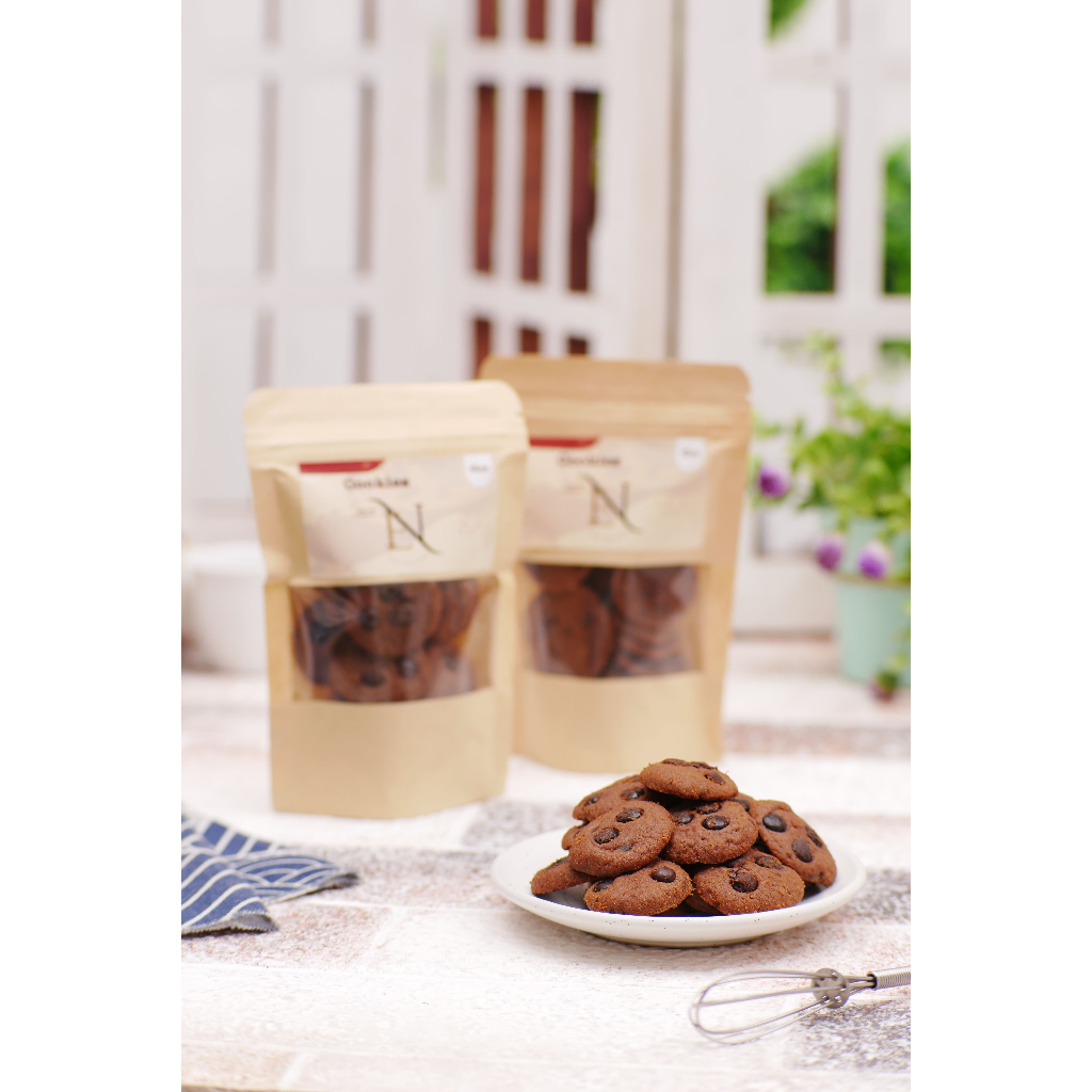 Jual Biskuit Coklat Choco Chips Cookies Coklat Homade Chocolate Premium ...