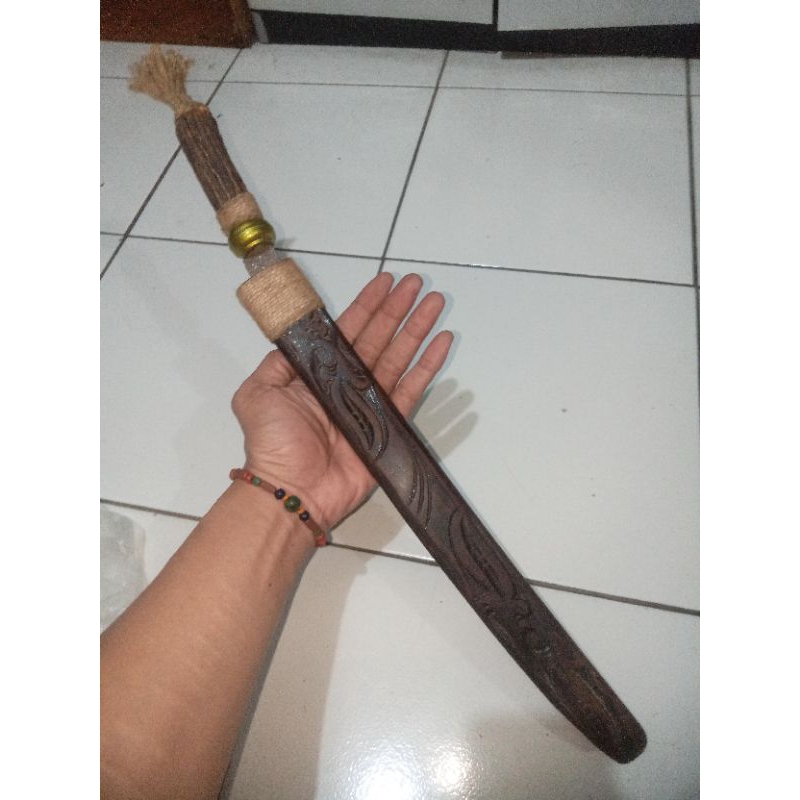 Jual Pusaka Sepuh Peddang Sabbet Pamor Gagang tannduk Russa Asli Temuan ...