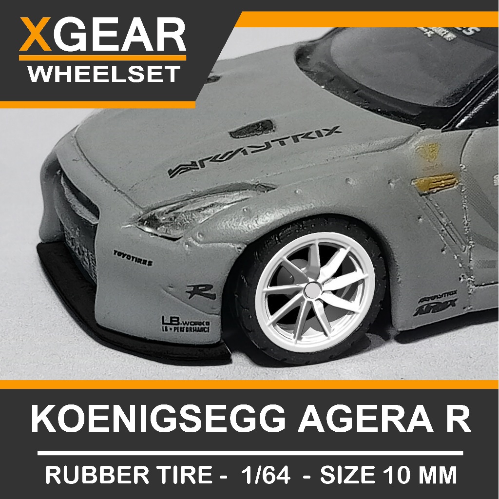 Jual Ban Karet Hotwheels premium diecast 1:64 MINI GT KAIDO Xgear Rims ...