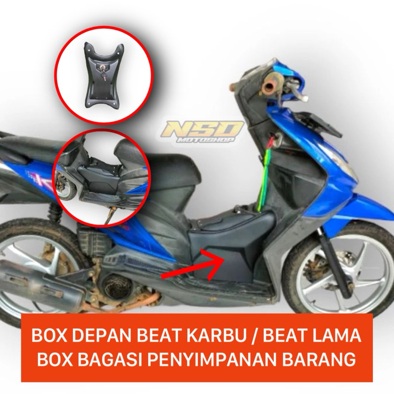 Jual Box Depan Beat Karbu Untuk Berbagai Penyimpanan Barang Jas Hujan ...