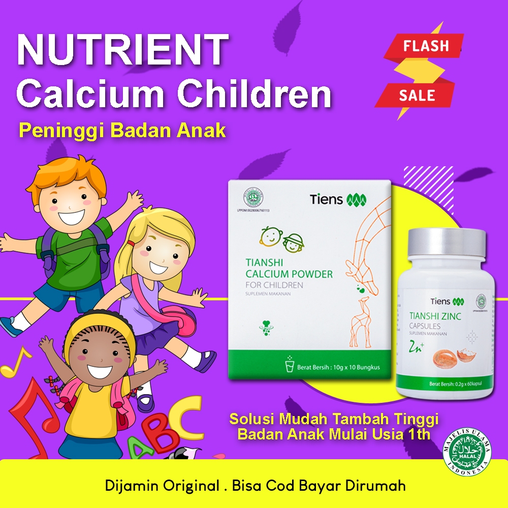 Jual Susu Tiens Kalsium Peninggi Badan Anak Nutrient Calcium Children ...