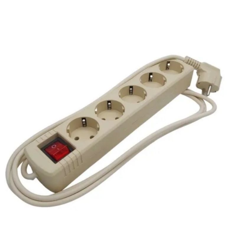 Jual SUNFREE Saturnus StopKontak 5 lubang Panjang Kabel 5 meter colokan ...