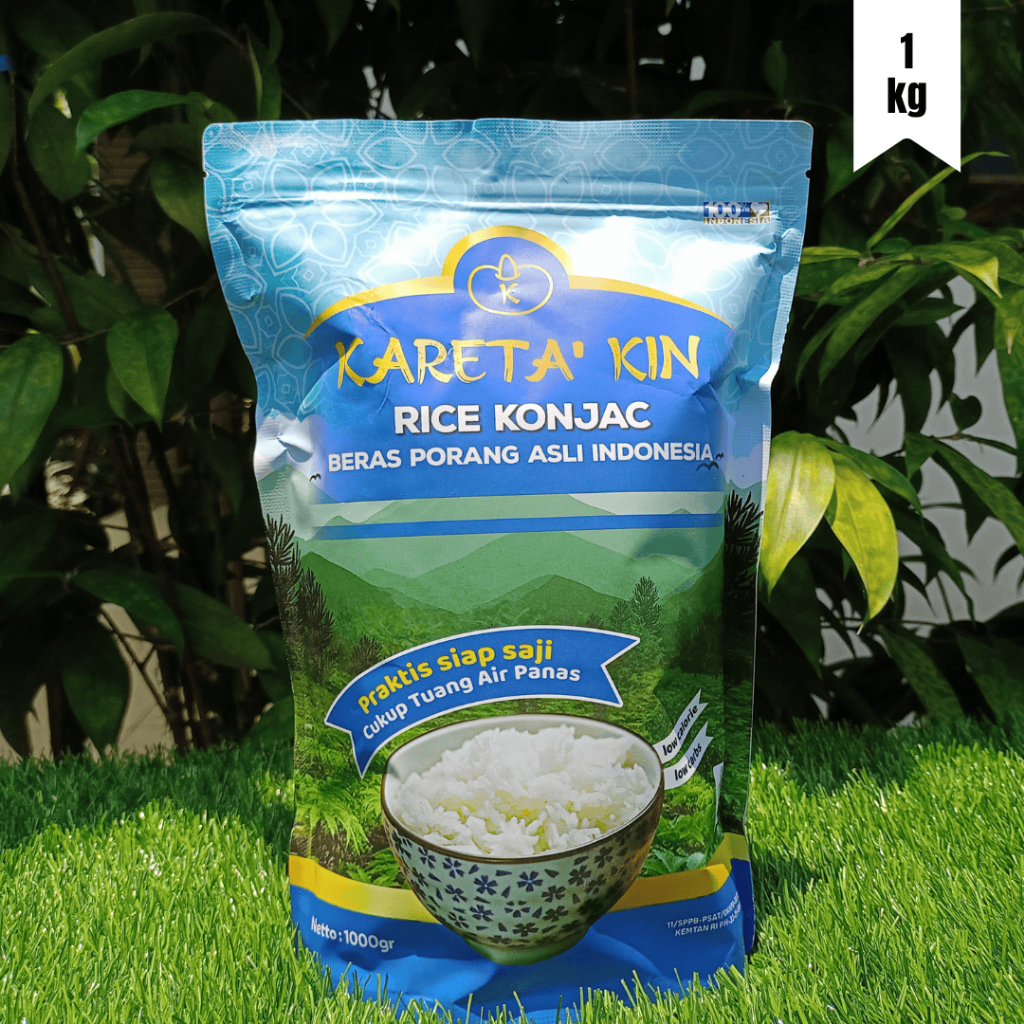 Jual Beras Porang Asli Indonesia 1kg I Kareta' Kin I Rice Konjac I High ...