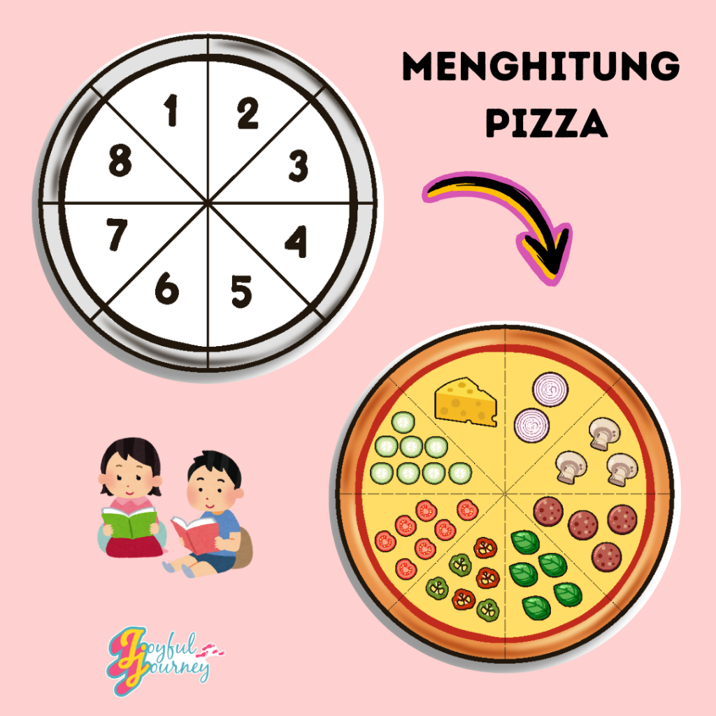 Jual Berhitung Pizza Cookies Worksheet Berhitung/Lembar Kerja Berhitung ...