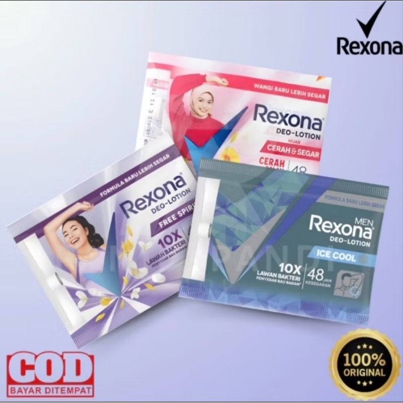 Jual REXONA DEO LOTION KEMASAN SACHET (1 renteng) | Shopee Indonesia