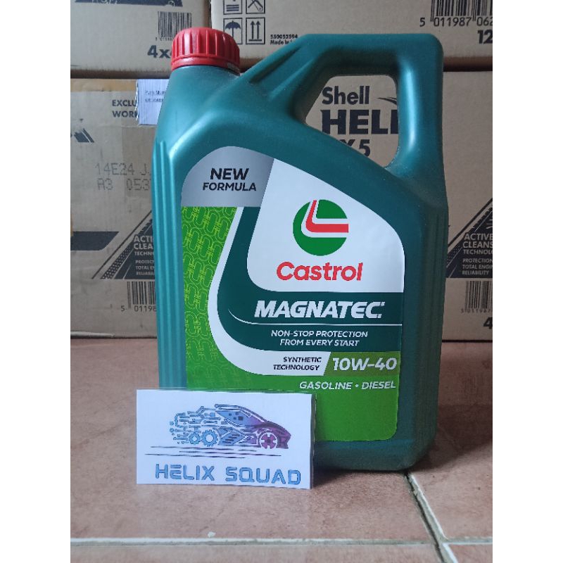 Jual Oli Mesin Mobil Castrol MAGNATEC10W-40 (4L) Original | Shopee ...