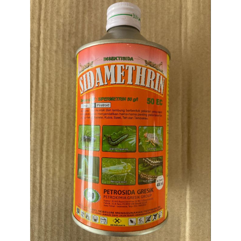 Jual Insektisida SIDAMETHRIN 50EC isi 400ml Bahan Aktif: Sipermetrin ...