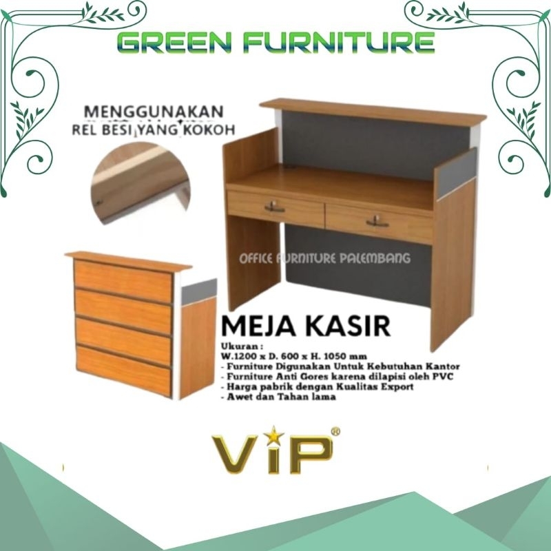 Jual meja resepsionis VIP RST 105 meja kasir meja kantor meja kerja ...