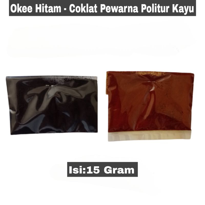 Jual Oker Hitam Coklat Pewarna Politur Untuk Kayu Dan Rotan | Shopee ...