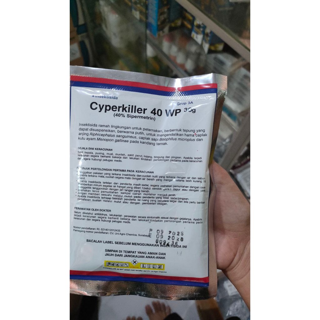 Jual Cyperkiller Cyper Killer 40 wp 30 gram ORIGINAL / Insektisida ...